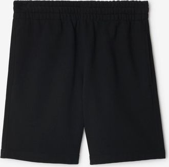 Burberry Short en coton avec étiquette Check, Size: XL