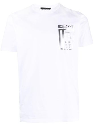 Dsquared2 t-shirt en coton à logo imprimé - Blanc