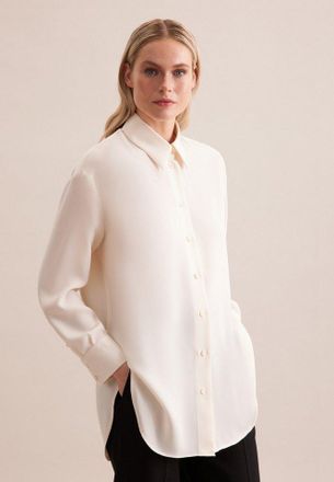 Seidensticker Longbluse 1/1 Kragen Uni