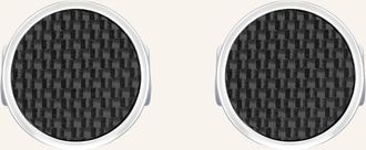 Tateossian Tateossian Manschettenkn&ouml;pfe Carbon Tablet schwarz