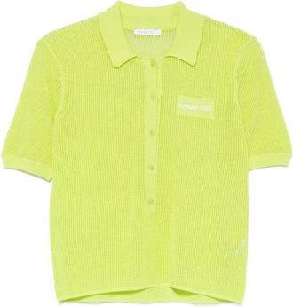 Patrizia Pepe Femme, Tops, Vert, Taille: 36 FR Polo en Maille