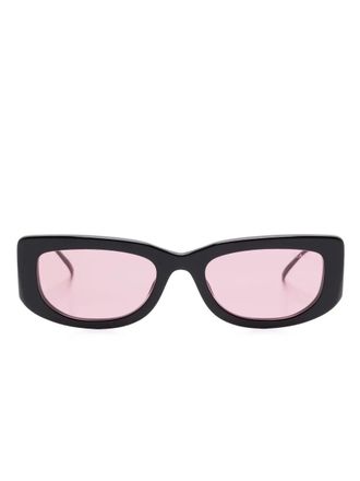 Prada lunettes de soleil à monture rectangulaire - Noir