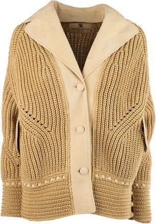 Ermanno Scervino Femme, Pulls, Beige, Taille: 38 FR Cardigan