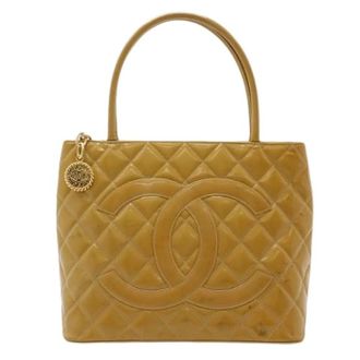 Chanel Pre-owned Matelasse Tote Bag aus Lackleder - - Pre-owned - Damen - Braun - ONE SIZE