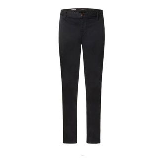 Alberto Alberto, Homme, Pantalons, Noir, Taille: W33 L34 Slim-Fit Business Chinos