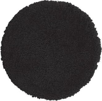 Spirella Round 60, Black Highland Collection, Duschmatte, 100% Polyester-Mikrofaser