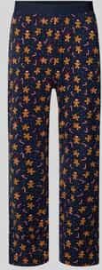 Christian Berg Pyjama-Hose mit elastischem Logo-Bund