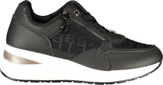 Laura Biagiotti Schwarze Polyurethan Damen Sneaker