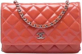 Chanel Pre-owned Wallet on Chain - Femme - Pre-owned - Rose - Taille: ONE Size