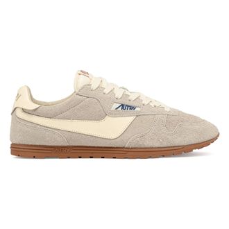 Autry Basket Windspin Low Bicolore Su&egrave;de et Cuir Autry