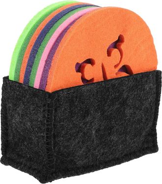 NUOBESTY DECHOUS Filz Tischsets rutschfeste Dicke Platzmatten Hitzebest&auml;ndig Dekorative Unterlage f&uuml;r Esstisch Familienfeiern Hotels und Restaurants Weiche Fil