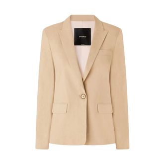 Pinko Pinko, Femme, Vestes, Beige, Taille: 40 FR Freda Jacket
