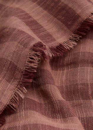 Mango Foulard coton orange br&ucirc;l&eacute; - Femme - Taille unique - MANGO