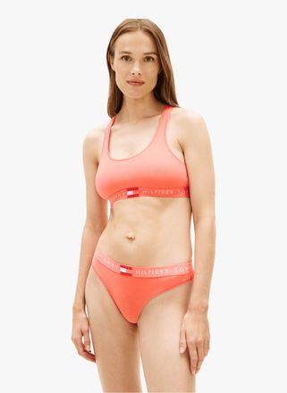 Tommy Hilfiger Bralette H&eacute;ritage en coton m&eacute;lang&eacute;