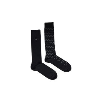 Emporio Armani Homme, Sous-v&ecirc;tements, Noir, Taille: ONE Size Lot de 2 paires de chaussettes en coton