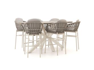 Bellagio la vita attrattiva Bellagio Cupello/ROUGH-Y Ellips 240 cm Gartenbar-Set 7-teilig stapelbar