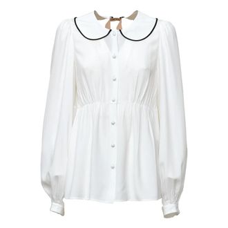 N&deg;21 Hemdbluse - - Blouses & Shirts - Damen - Wei&szlig; - XS