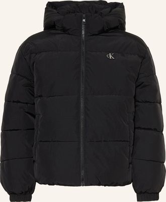 Calvin Klein Steppjacke Mit Abnehmbarer Kapuze schwarz