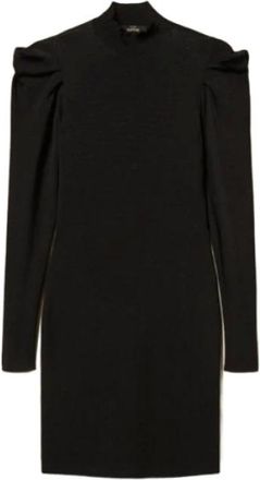 Twinset Damen, Kleider, Schwarzk, LGr&ouml;&szlig;e