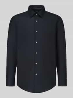 HUGO BOSS Slim Fit Businesshemd mit Label-Detail