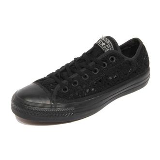 Converse Perforierter geh&auml;kelter Schuh- Stil 549312C - - Shoes - Damen - Schwarzk - 38 EU