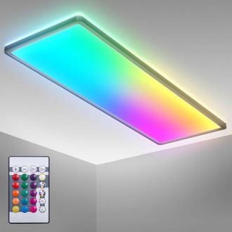 B.K.Licht B.k.licht - i Plafonnier led rgb i Panneau led ultraplat i Changement de couleur i Plafonnier rgbw &agrave; intensit&eacute; variable i &Eacute;clairage indirect i