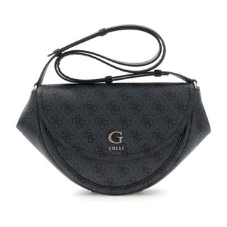 Guess Femme, Sacs, Noir, Taille: S Coleen Logo Convertible Xbody Flap