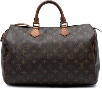 Louis Vuitton Crossbody Bags - Monogram Speedy 35 - Gr. unisize - in Braun - für Damen