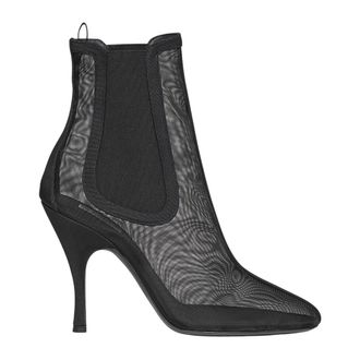 Alaia Stiefeletten aus Mesh - - Shoes - Damen - Schwarzk - 36 EU