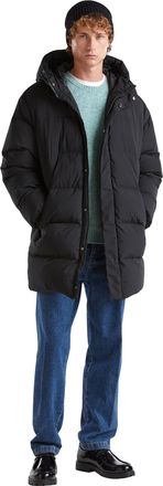 Benetton Herren Giaccone 2jf8un05d Mittlere Daunendecke, Schwarz, L