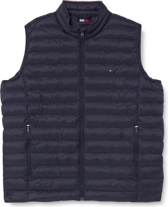 Tommy Hilfiger Herren BT-PACKABLE RECYCLED VEST-B MW0MW39058 Weste, Blau, XXL, Blau (Desert Sky), XXL