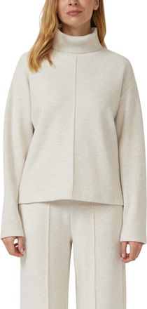 s.Oliver Weiches Sweatshirt mit hohem Rollkragen