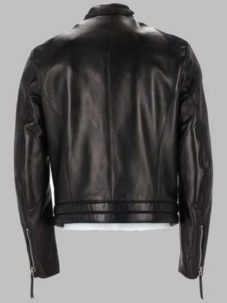Tom Ford Nappa Leather Motorcycle Jacket - Black
