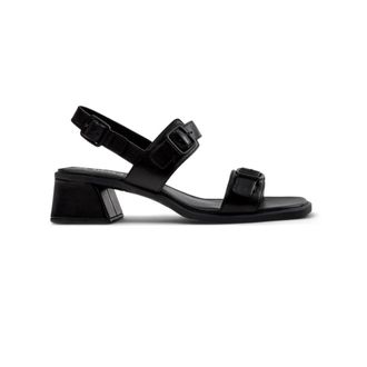 Camper Schwarze Kora Niedriger Absatz Sandale - - Shoes - Damen - Schwarzk - 41 EU