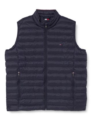 Tommy Hilfiger Herren BT-PACKABLE RECYCLED VEST-B MW0MW39058 Weste, Blau, XXL, Blau (Desert Sky), XXL