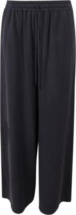 Max Mara Femme, Pantalons, Bleu, Taille: 44 FR Pantalon large