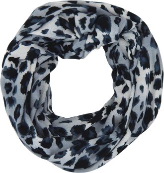 Ella Jonte Damen Loop Schal Leopard Animalprint - Strickschal 100% Viskose, weich & angenehm - Rundschal Modern Casual Urban