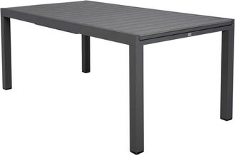 M&S Collection M&s - Table en aluminium extensible 180-240 cm plateau bois Gris