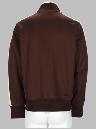 Palm Angels Zip-Up Sweatshirt - Brown