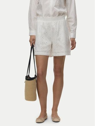 Vero Moda Stoffshorts Eliza 10346709 Wei&szlig; Regular Fit