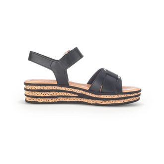 Gabor Leichte Damen Sandale mit optimalem Komfort - - Shoes - Damen - Schwarzk - 42 EU