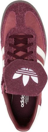 adidas Suede with Striped Detail Sneaker - Red