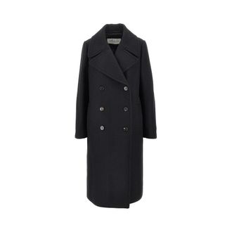 Dries Van Noten Double-breasted long coat Woman 36