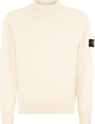Stone Island Homme, Pulls, Beige, Taille: L Pull Ras du Cou