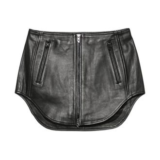 Diesel Femme, Jupes, Noir, Taille: 42 FR Pantalone corto zip