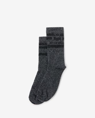 Isabel Marant Chaussettes Valiby - Femme - Anthracite - - Isabel Marant