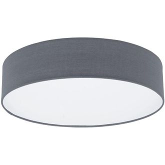 Eglo Plafonnier salon chambre éclairage tissu lampe spot gris blanc 1-flamme Eglo32893