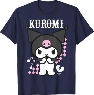Hello Kitty Hallo Kitty Kuromi Bad Cool Sweet Friends Punk Classic Dark T-Shirt