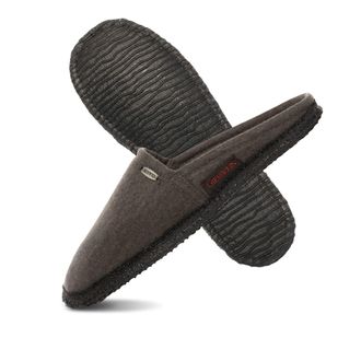 Giesswein Villach, Pantoletten Unisex-Erwachsene, Anthrazit 019, 35 EU
