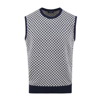 Drumohr Homme, Pulls, Multicolore, Taille: L Pulls Bleus